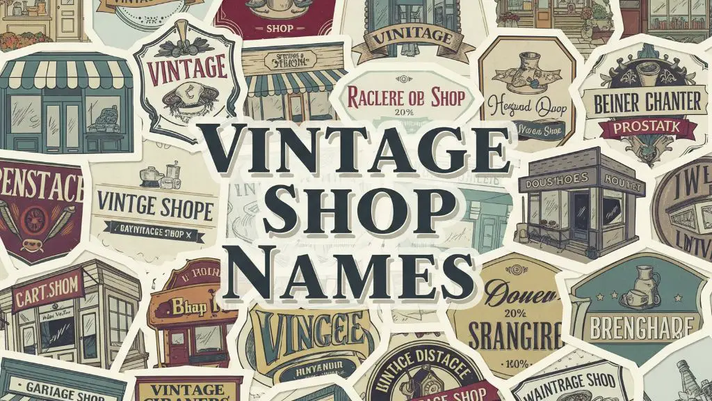 300+ Vintage Shop Names (That Capture Old-World Charm)