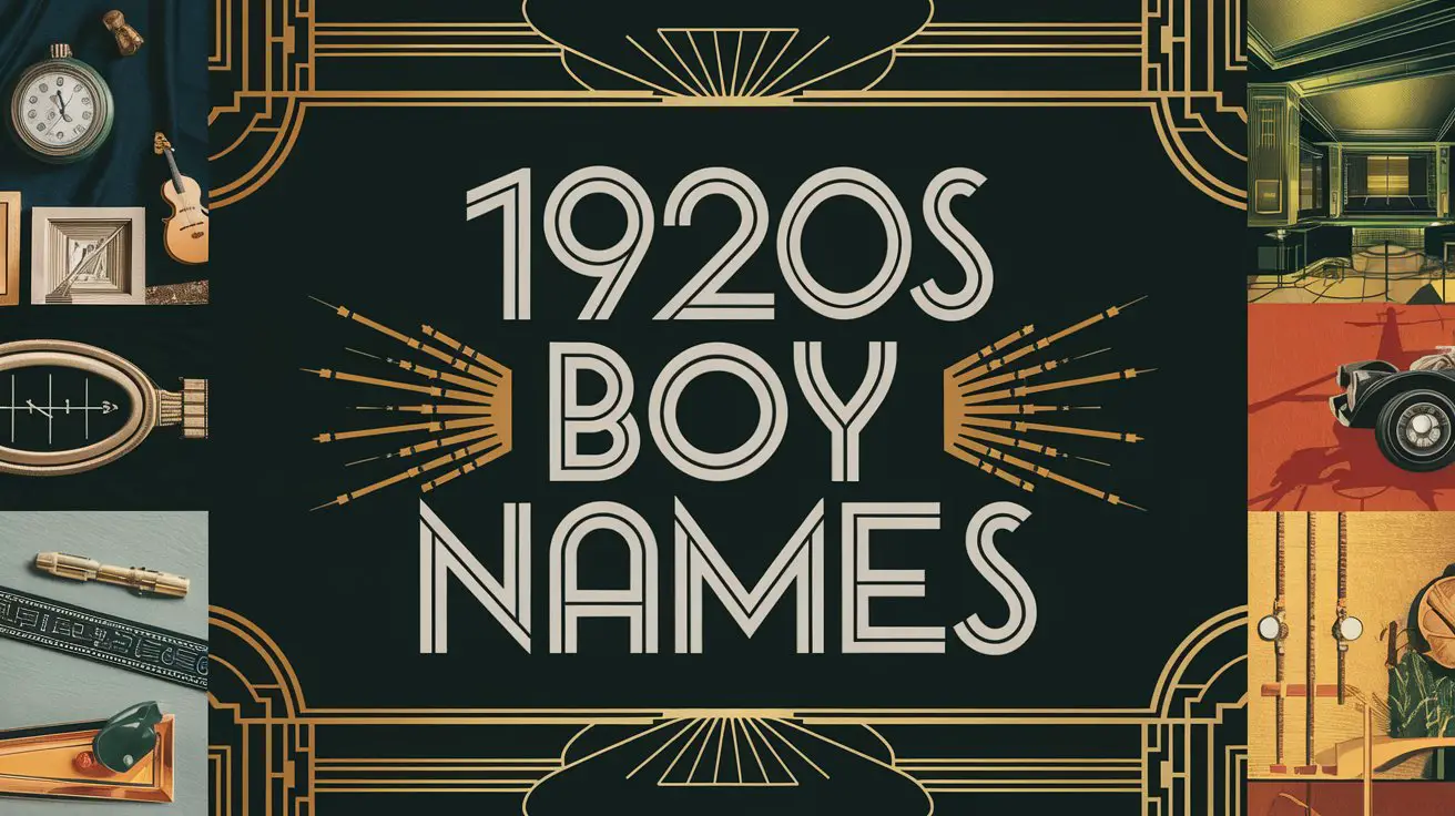 1920s Boy Names (Classic Vintage Choices Making a Comeback)