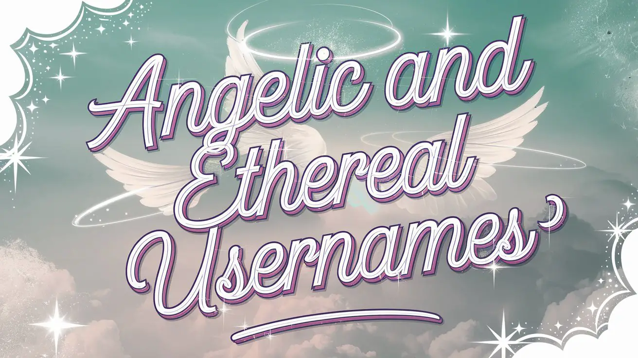 Angelic and Ethereal Usernames for Every Platform - 300+ Heavenly ...