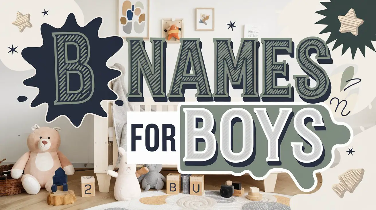 300+ B Names for Boys (Beautiful, Bold, and Brilliant Name Ideas)