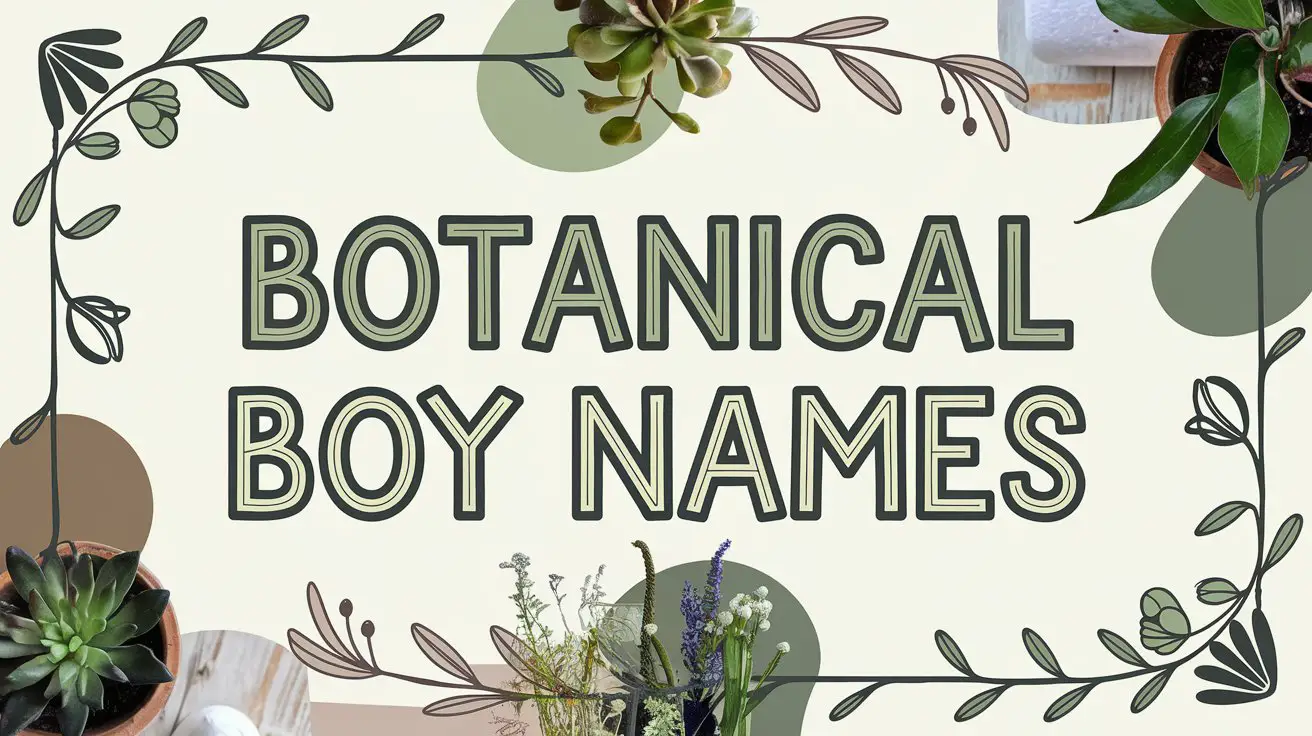 300+ Botanical Boy Names (Tree, Herb & Flower Names)