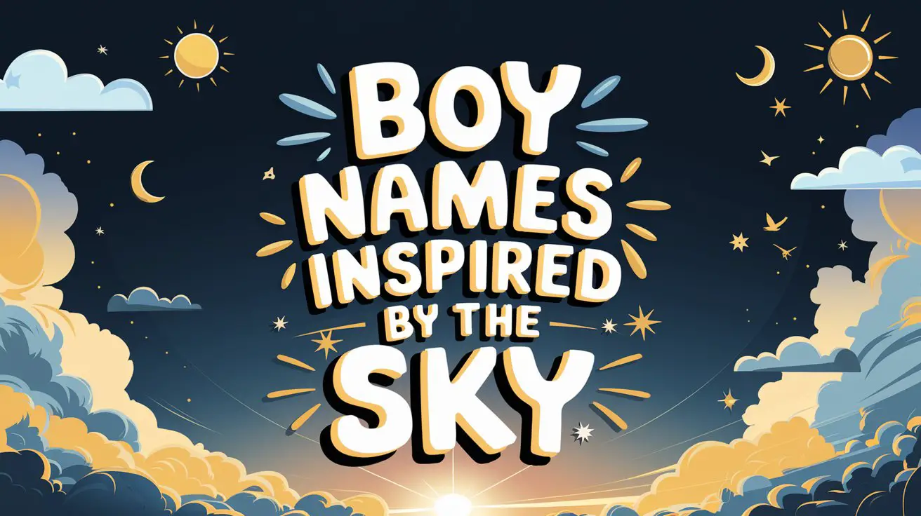300+ Boy Names Inspired by the Sky (Stellar, Storm, and Space Names)