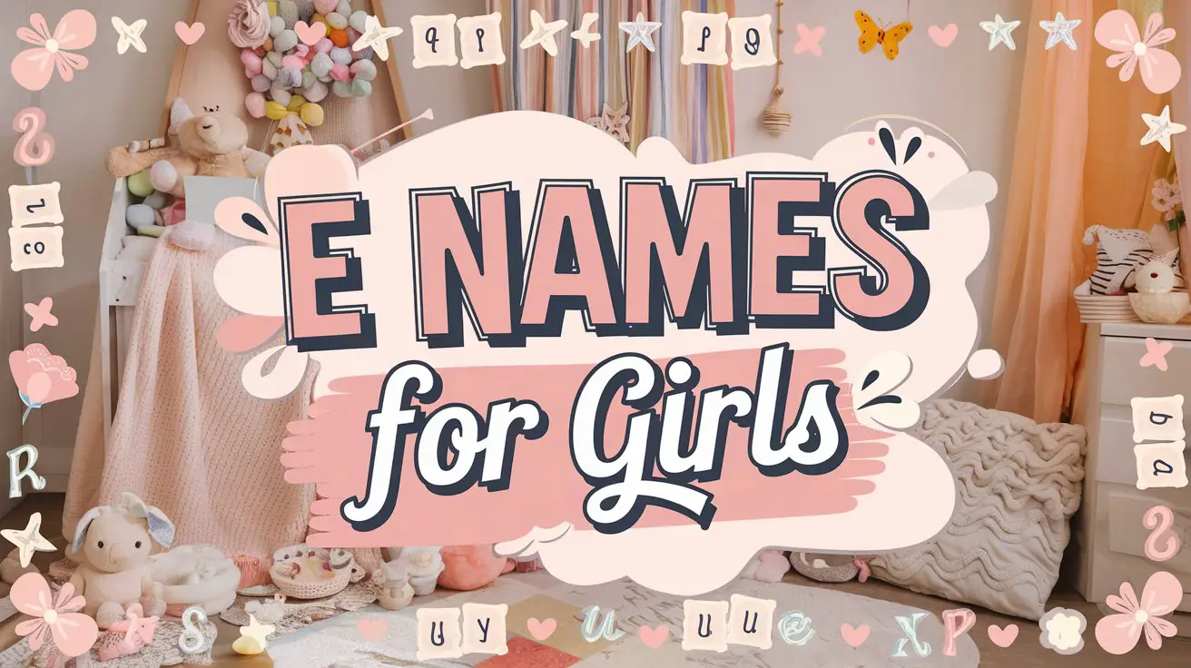 300+ E Names for Girls (from Classic to Unique)