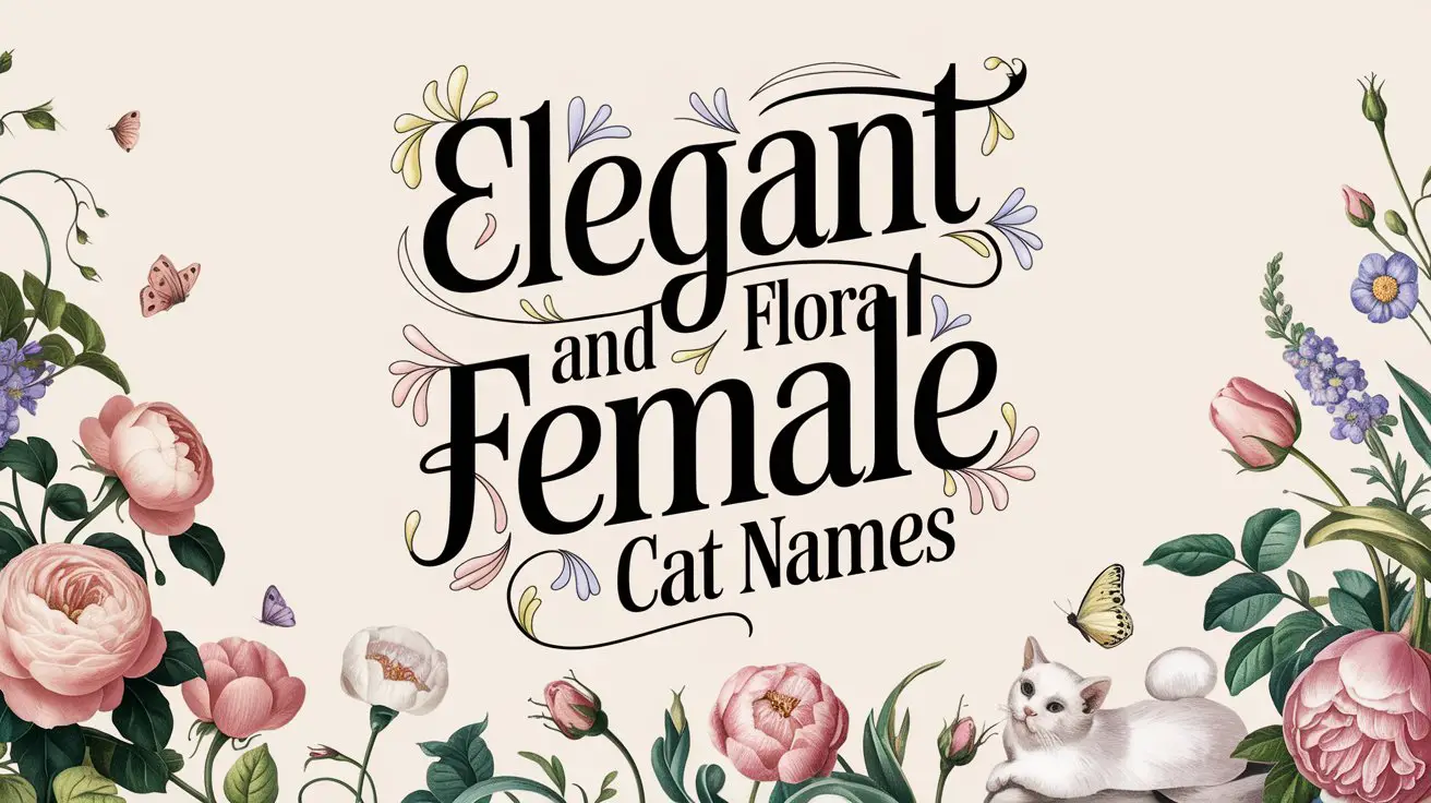 300+ Elegant and Floral Female Cat Names That Perfectly Match Your ...