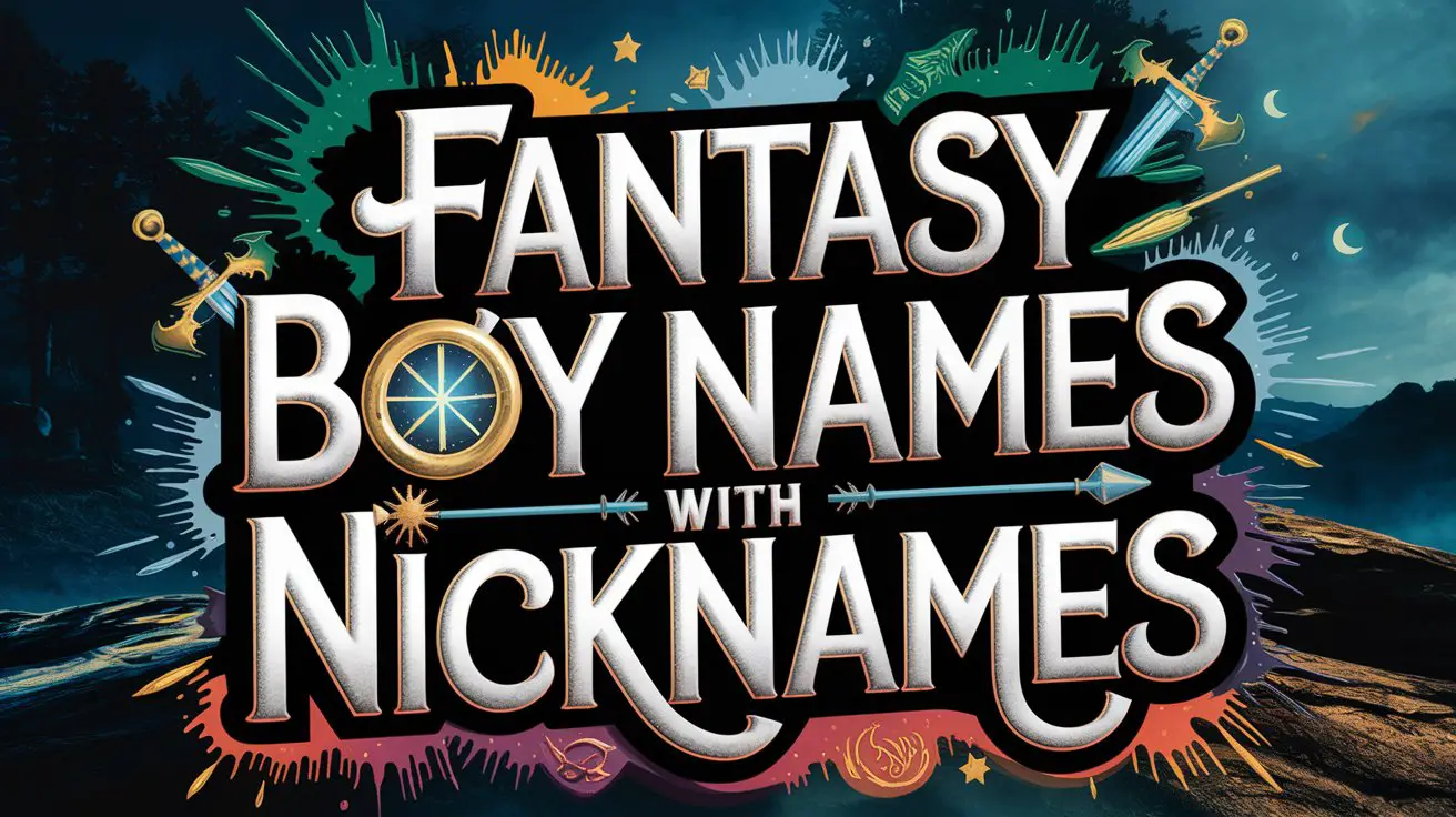300+ Fantasy Boy Names with Nicknames