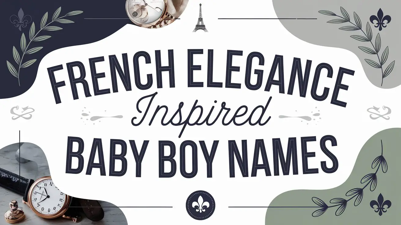 300+ French Elegance Inspired Baby Boy Names