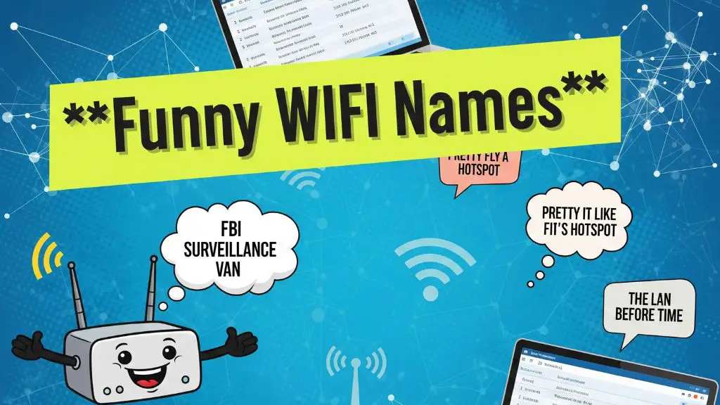 300+ Funny WiFi Names (to Replace Your Boring Default Network)