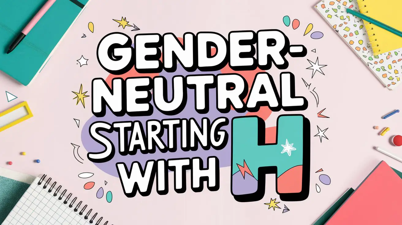 300+ Gender-Neutral Names Starting With H (Unisex Names)