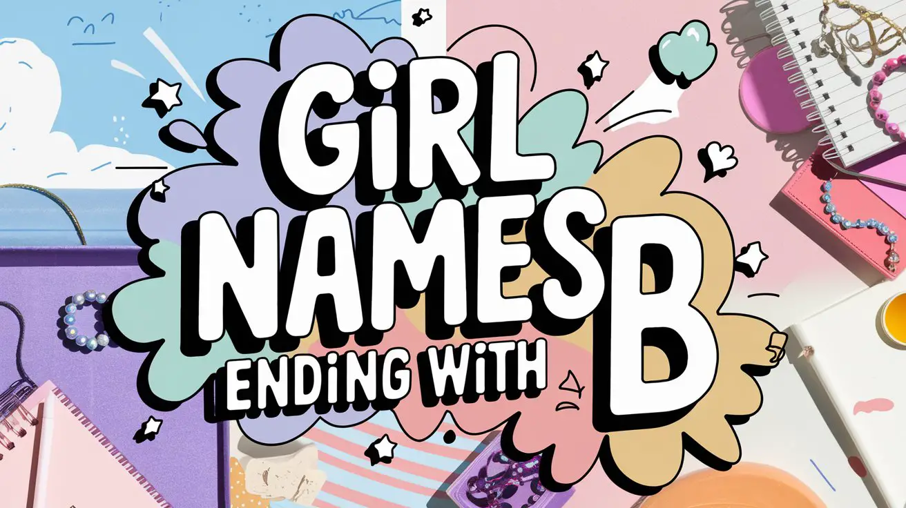 300+ Girl Names Ending with B (Unique, Bold & Beautiful Choices)