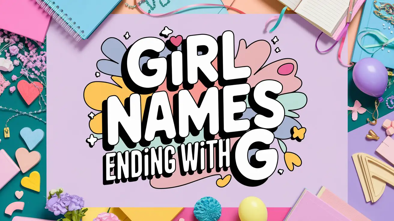 300+ Girl Names Ending with G (with Meanings and Origins)