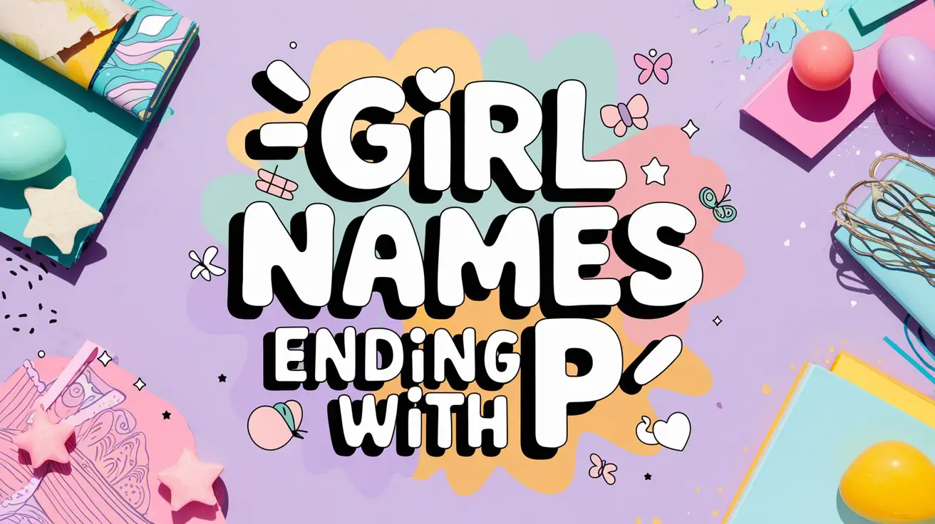 300+ Girl Names Ending with P (Unique, Beautiful Choices)