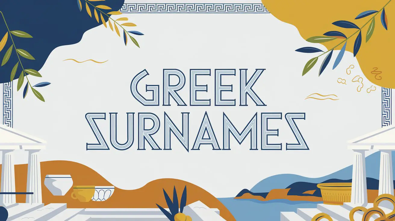 300+ Greek Surnames (Family Names with Meanings and Origins)