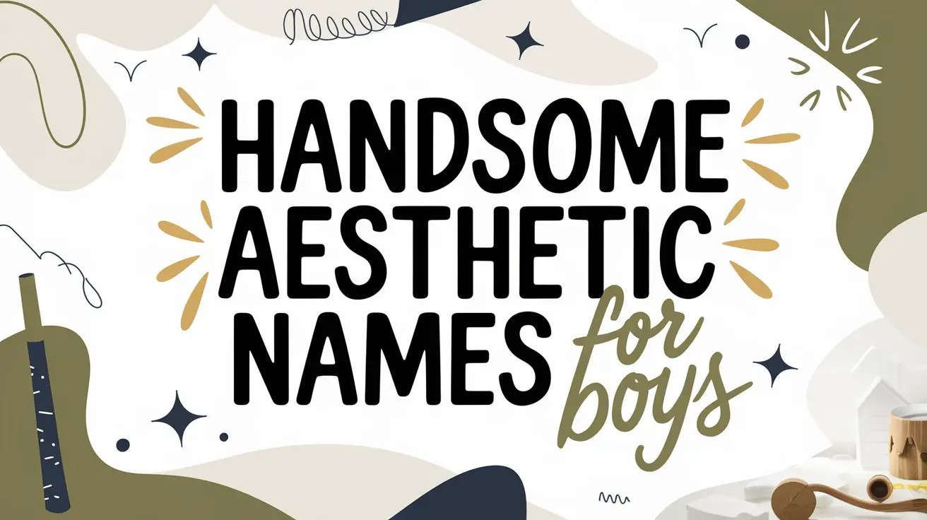 300+ Handsome Aesthetic Names for Boys (That Perfectly Capture Beauty ...
