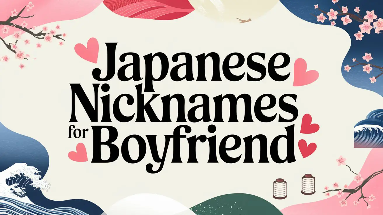 300+ Japanese Nicknames For Boyfriend (Cute & Cultural Terms He'll Love)