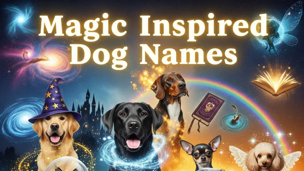 300+ Magic Inspired Dog Names (for Your Mystical Companion)