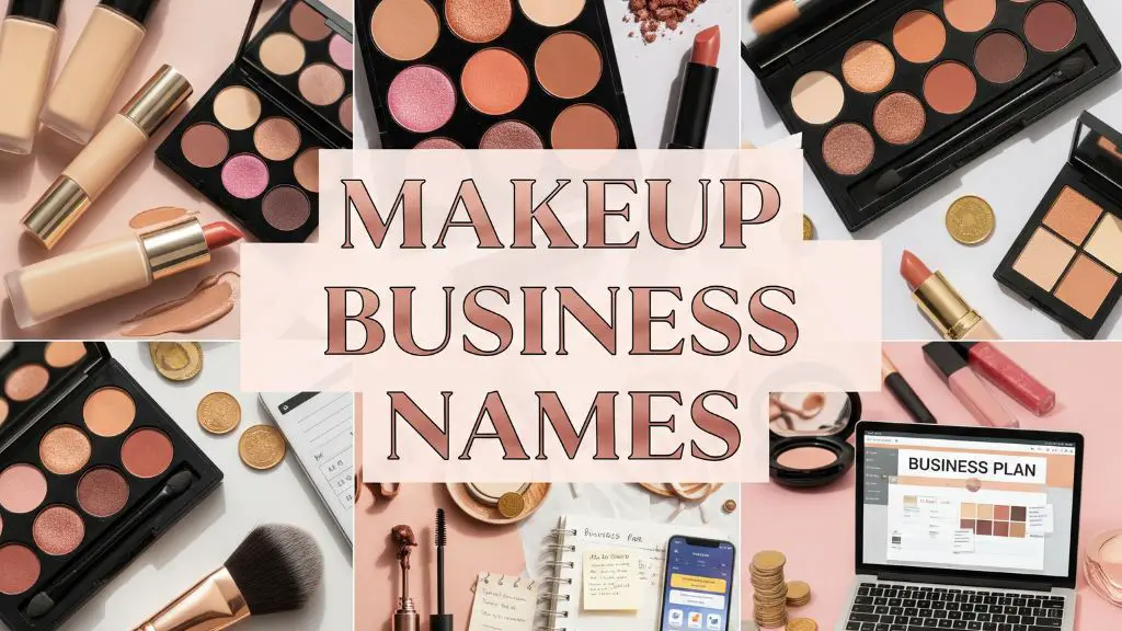 300+ Makeup Business Names (Catchy & Creative Options)