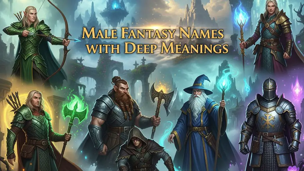 300+ Male Fantasy Names with Deep Meanings