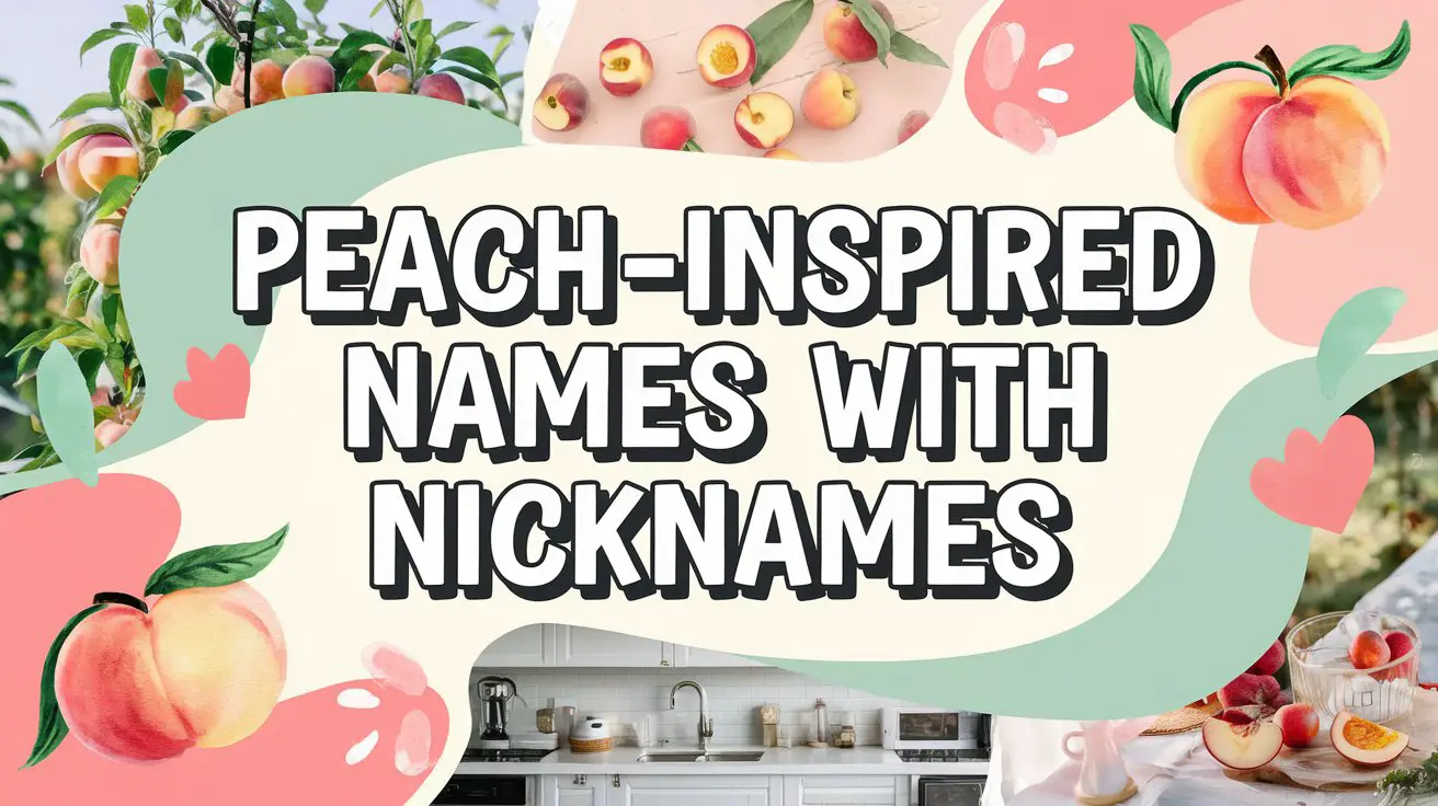 300+ Peach-Inspired Names with Nicknames (Sweet & Southern Choices)