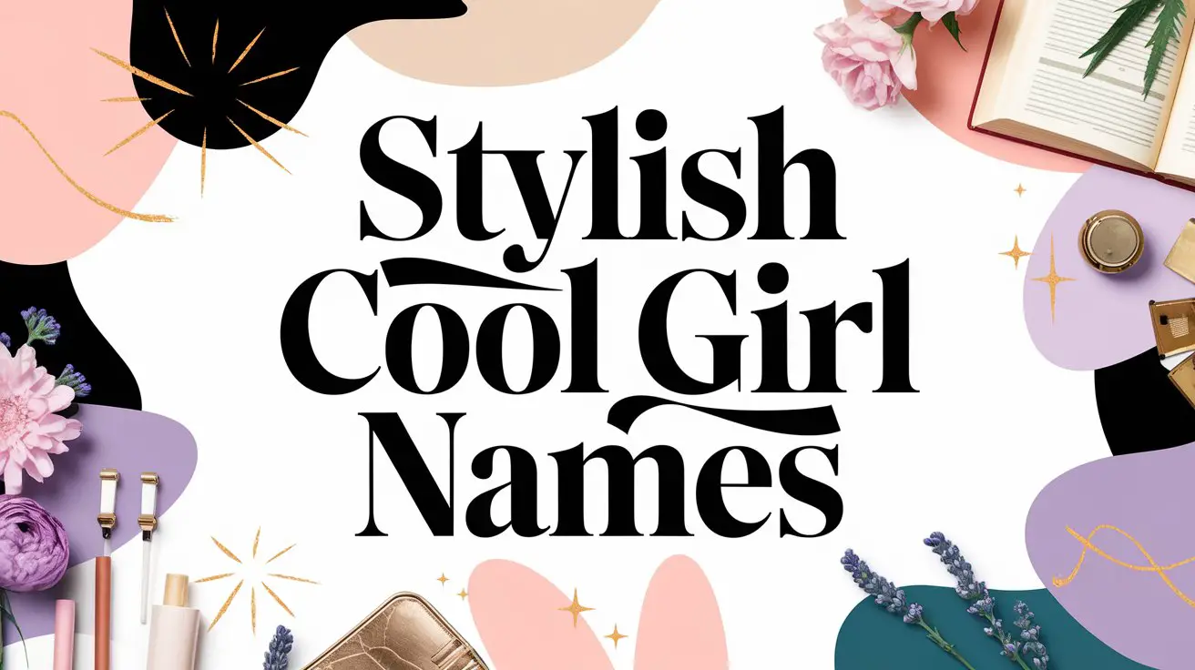 300+ Stylish Cool Girl Names (Trendy, Meaningful & Distinctive Options)