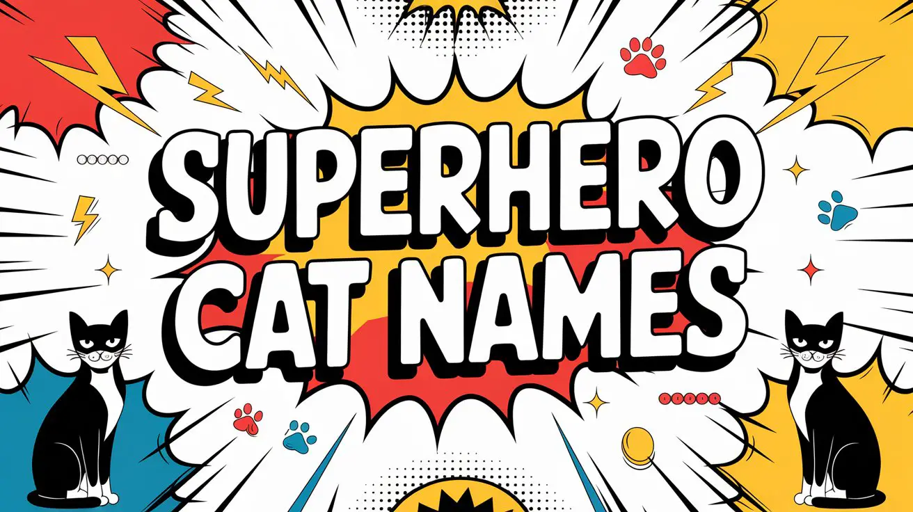 300+ Superhero Cat Names (Epic Marvel, DC & Comic Book Names)