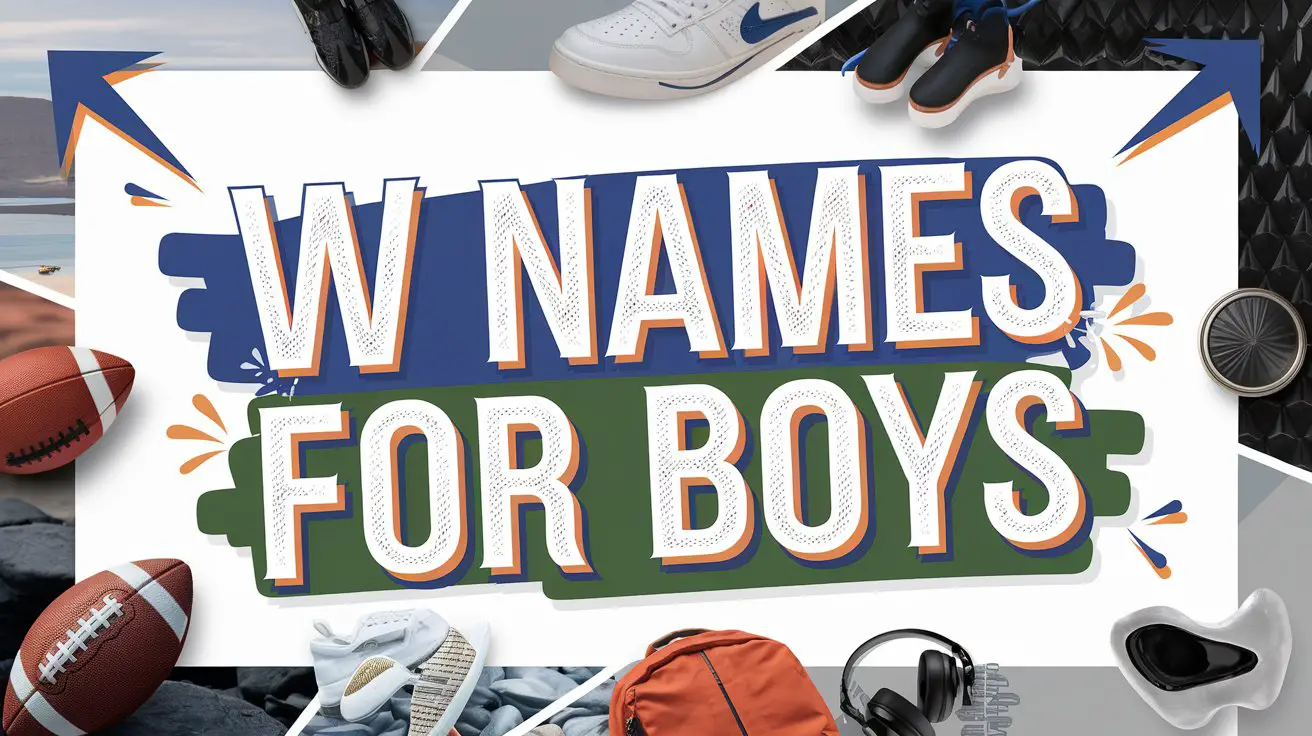 300+ W Names for Boys (Strong, Unique & Classic Choices)