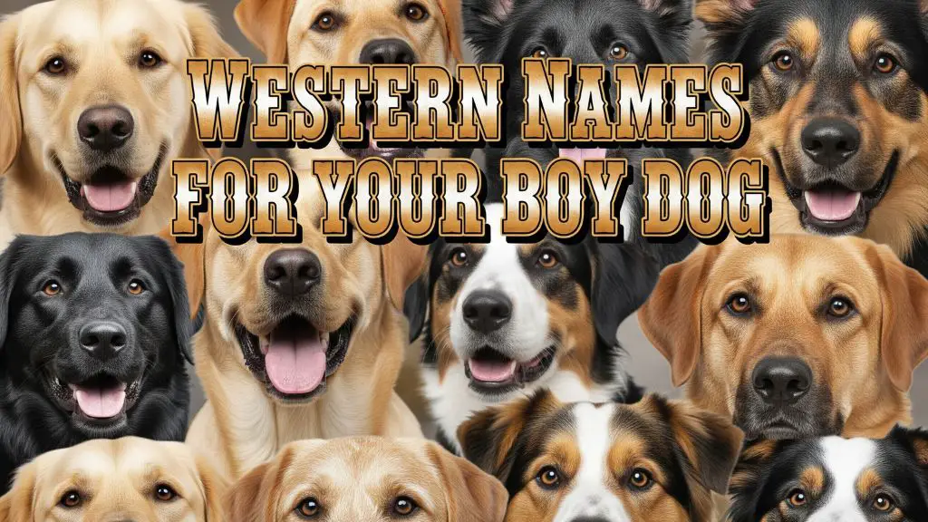 300+ Western Names for Your Boy Dog (Epic Cowboy-Inspired Names)
