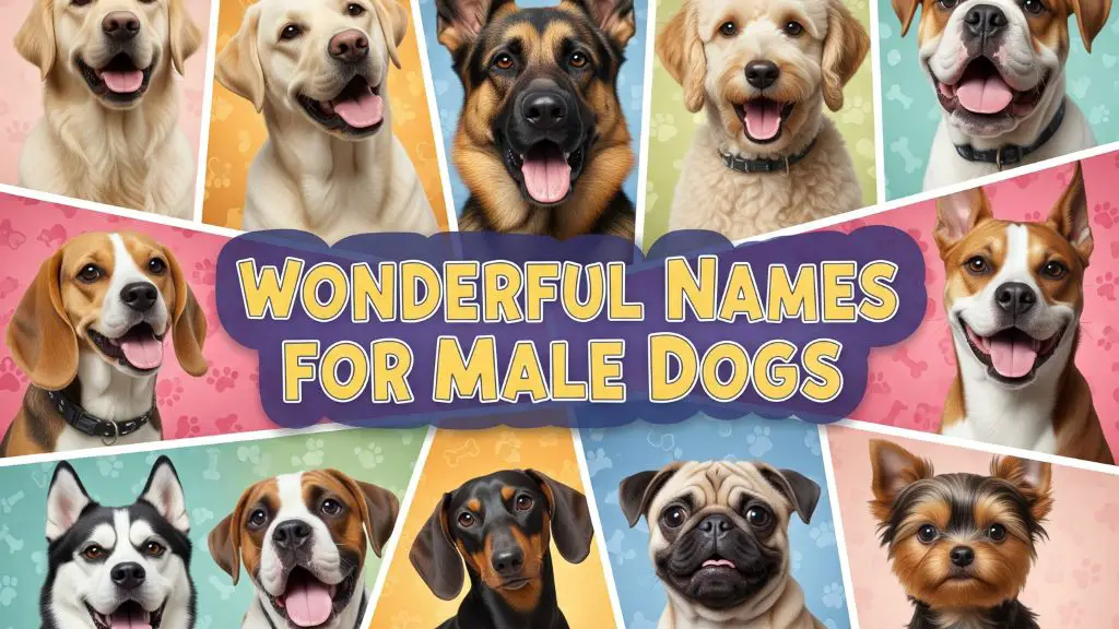 300+ Wonderful Names for Male Dogs (Creative, Classic & Unique Options)