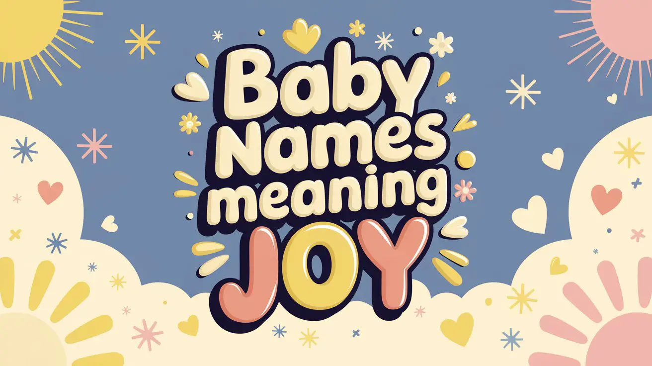 300+ Baby Names Meaning Joy (for Boys, Girls & Gender-Neutral)