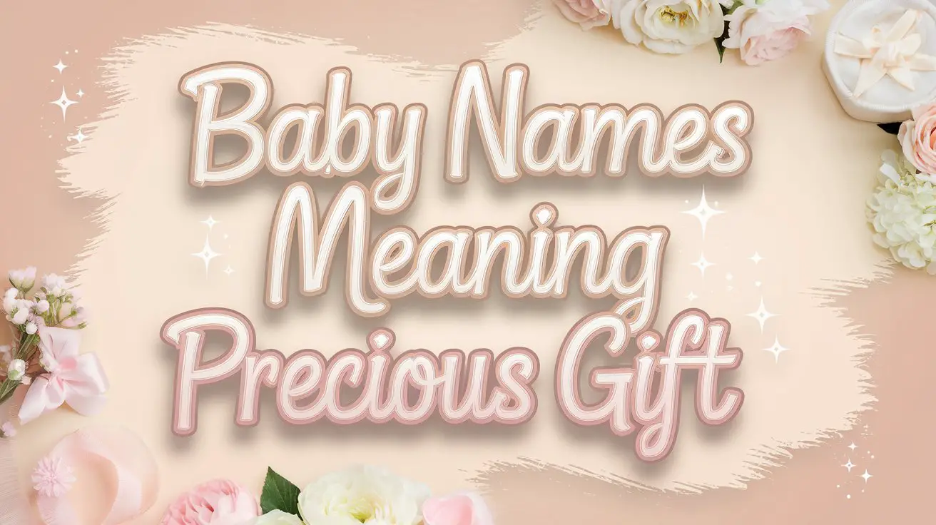 300+ Baby Names Meaning Precious Gift (Meaningful Names)