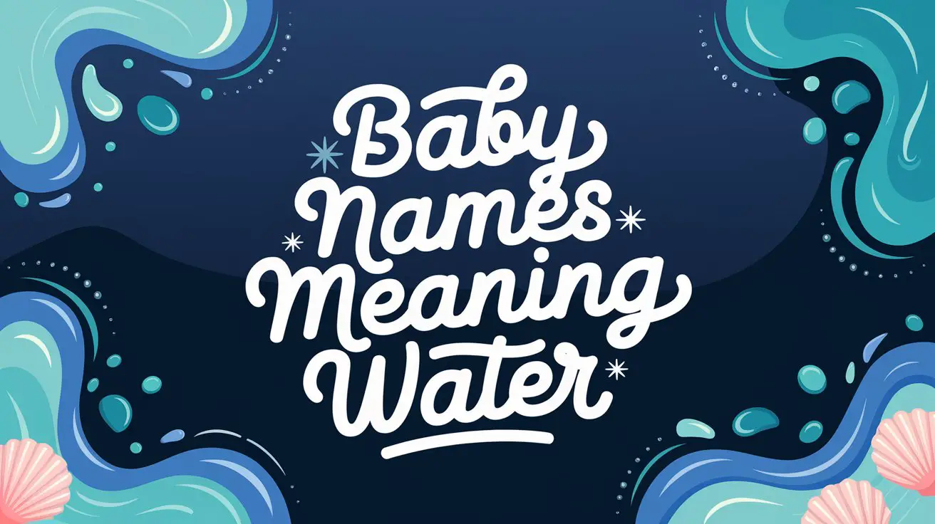 300+ Baby Names Meaning Water (Ocean, River & Rain Names)