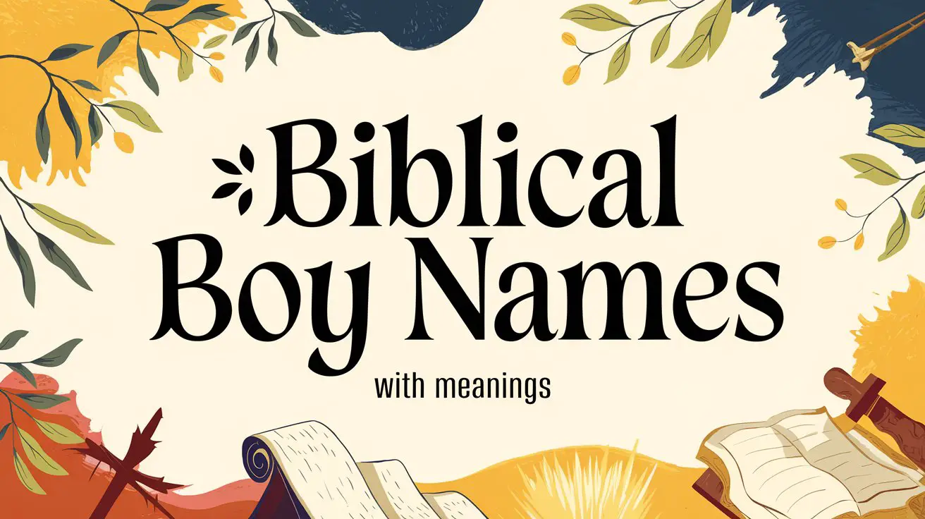 300+ Biblical Boy Names with Meanings (Timeless Spiritual Choices)