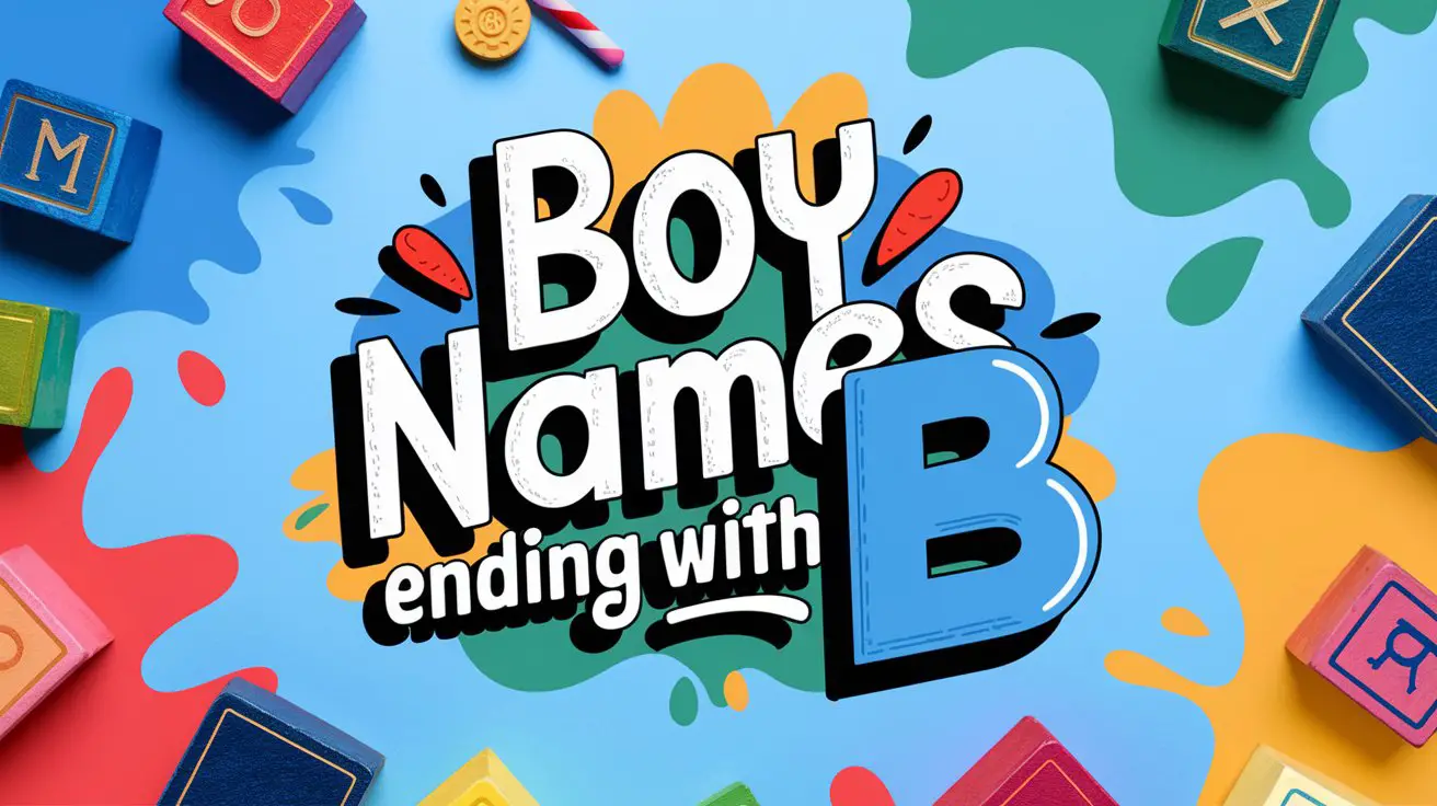 300+ Boy Names Ending with B (Strong & Unique Choices)
