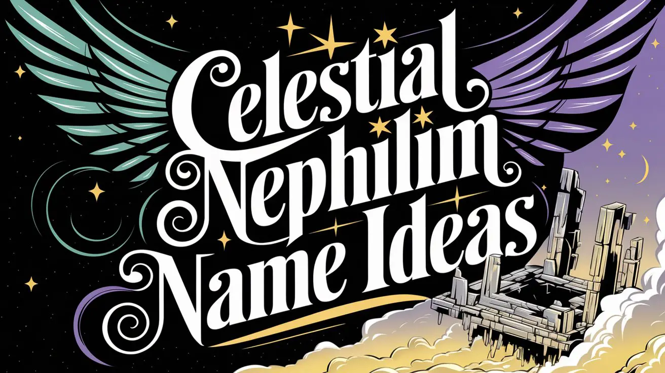 300+ Celestial Nephilim Name Ideas (Divine-Human Hybrid Names)