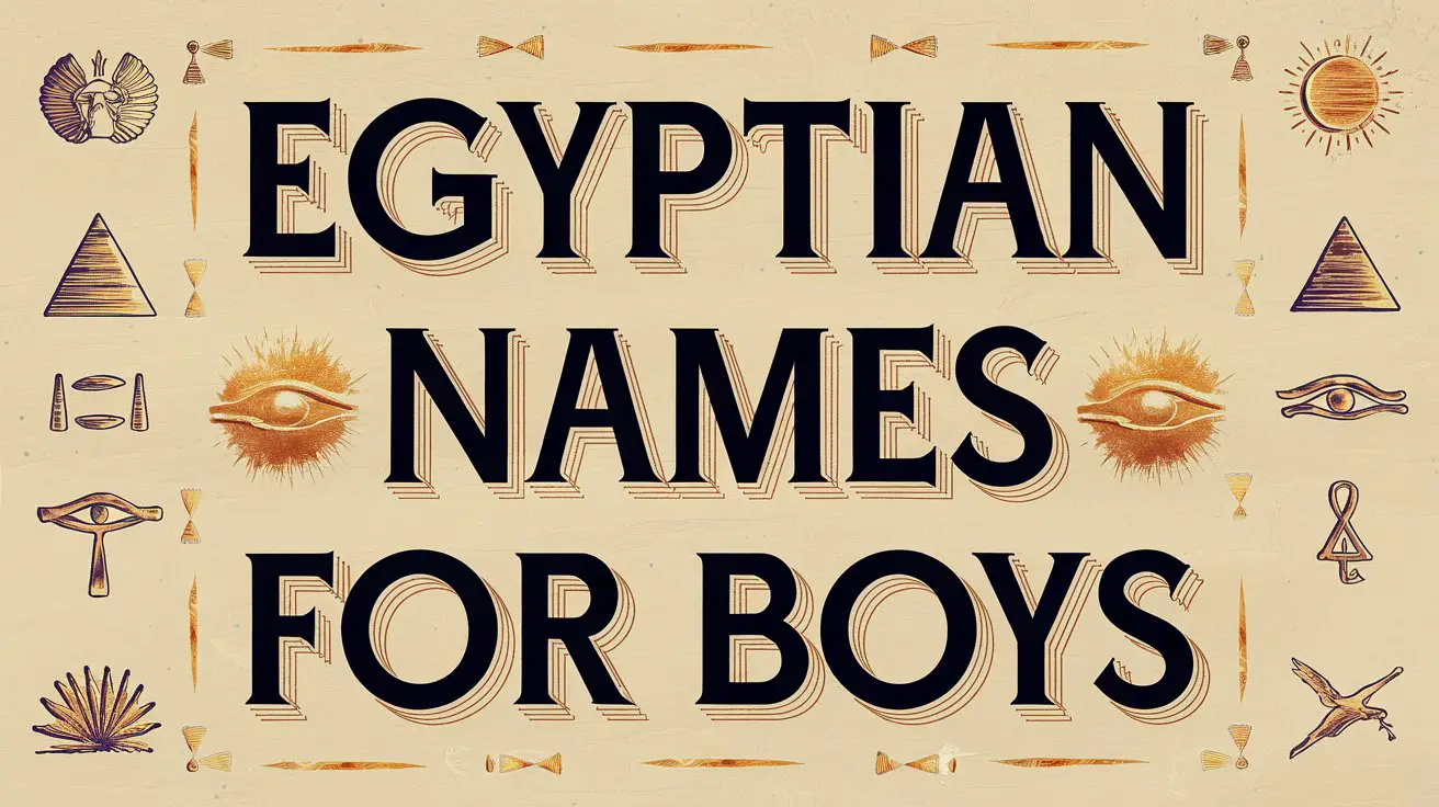 300+ Egyptian Names For Boys (Ancient & Modern Options)