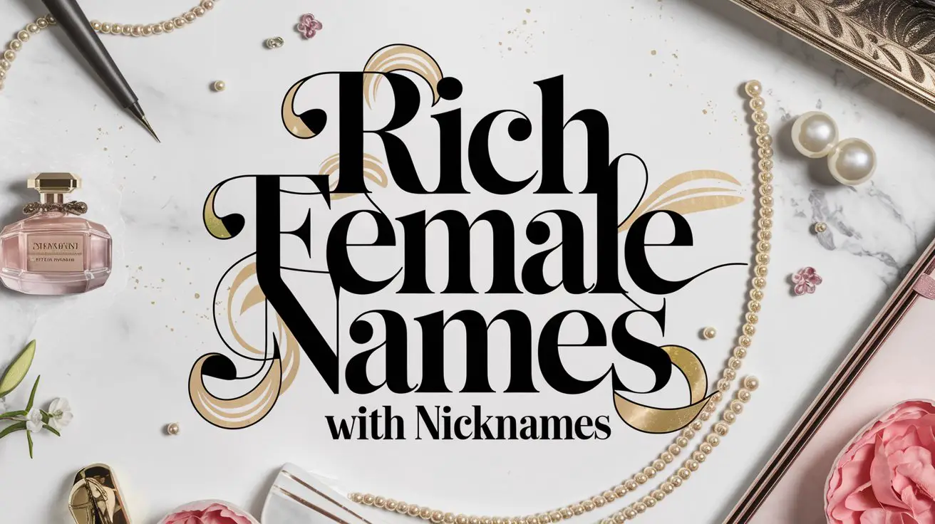300+ Rich Female Names With Nicknames (Elegant, Sophisticated Choices)