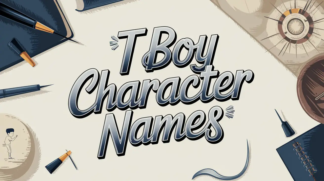 300+ T Boy Character Names (for Fiction Writers and Storytellers)
