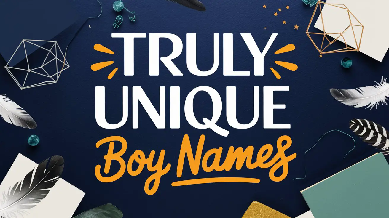 300+ Truly Unique Boy Names (You've Never Heard Before)