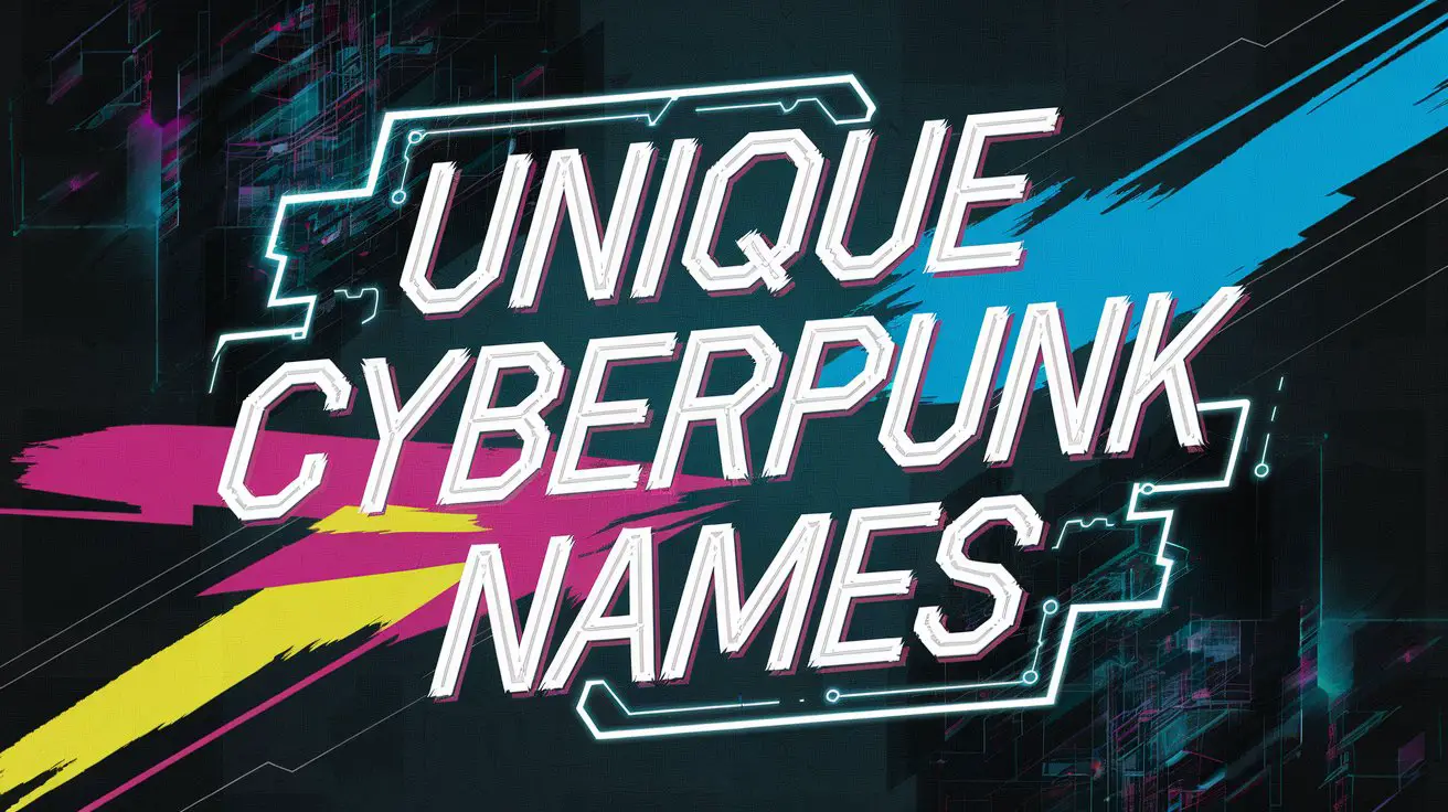300+ Unique Cyberpunk Names (Edgy, Futuristic Ideas with Meanings)