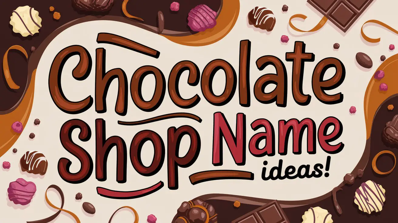 300+ Chocolate Shop Name Ideas for Every Style