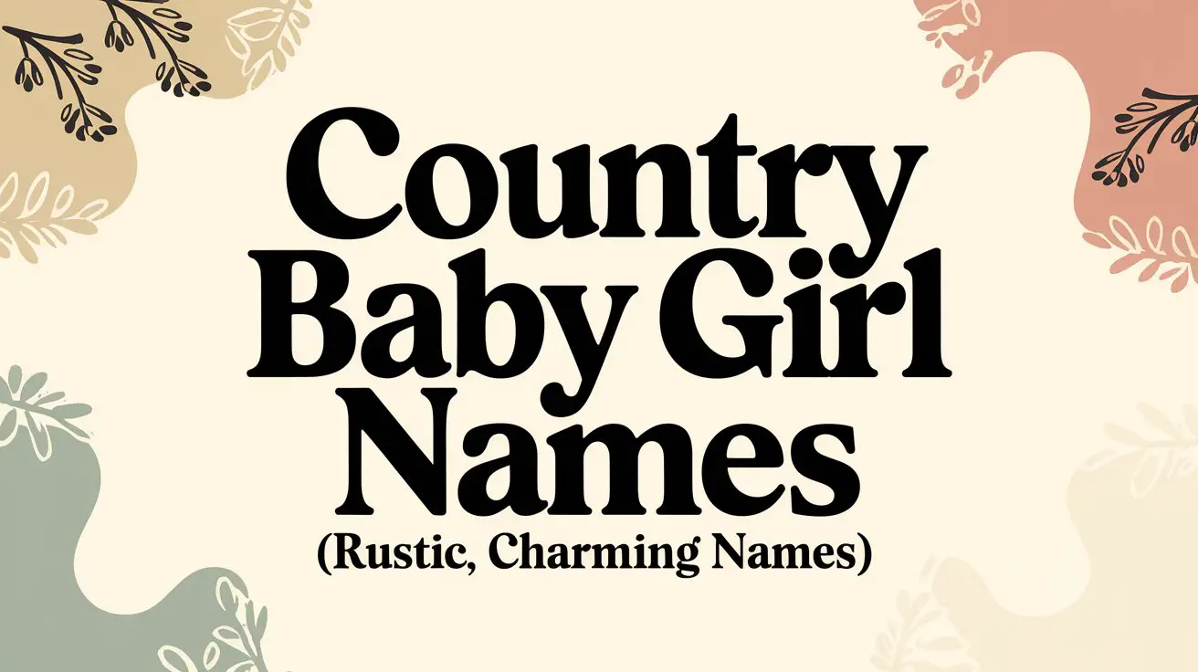 300+ Country Baby Girl Names (Rustic, Charming Names)