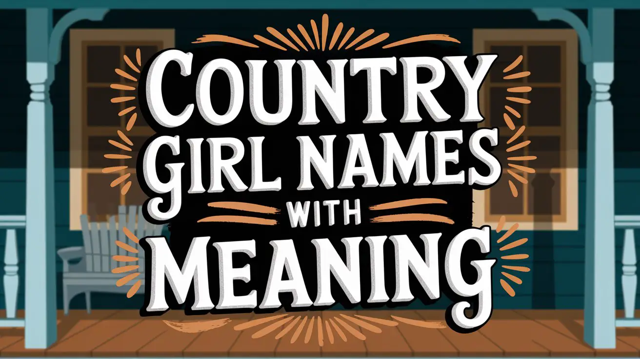 300+ Country Girl Names With Meaning