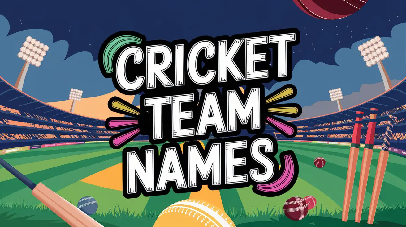 Cricket Team Names (300+ Creative, Funny & Winning Ideas)