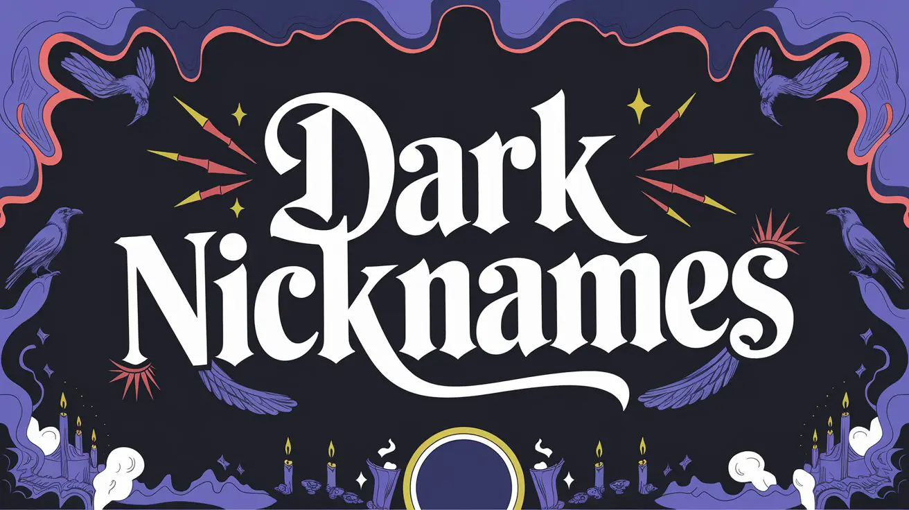 Dark Nicknames (300+ Mysterious and Edgy Names)