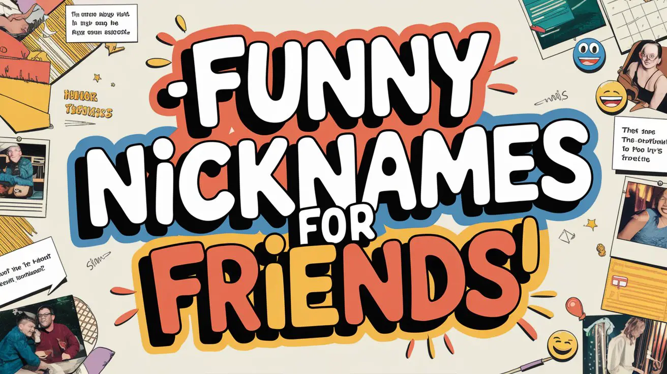 Funny Nicknames for Friends (300+ Creative, Silly & Hilarious Names)