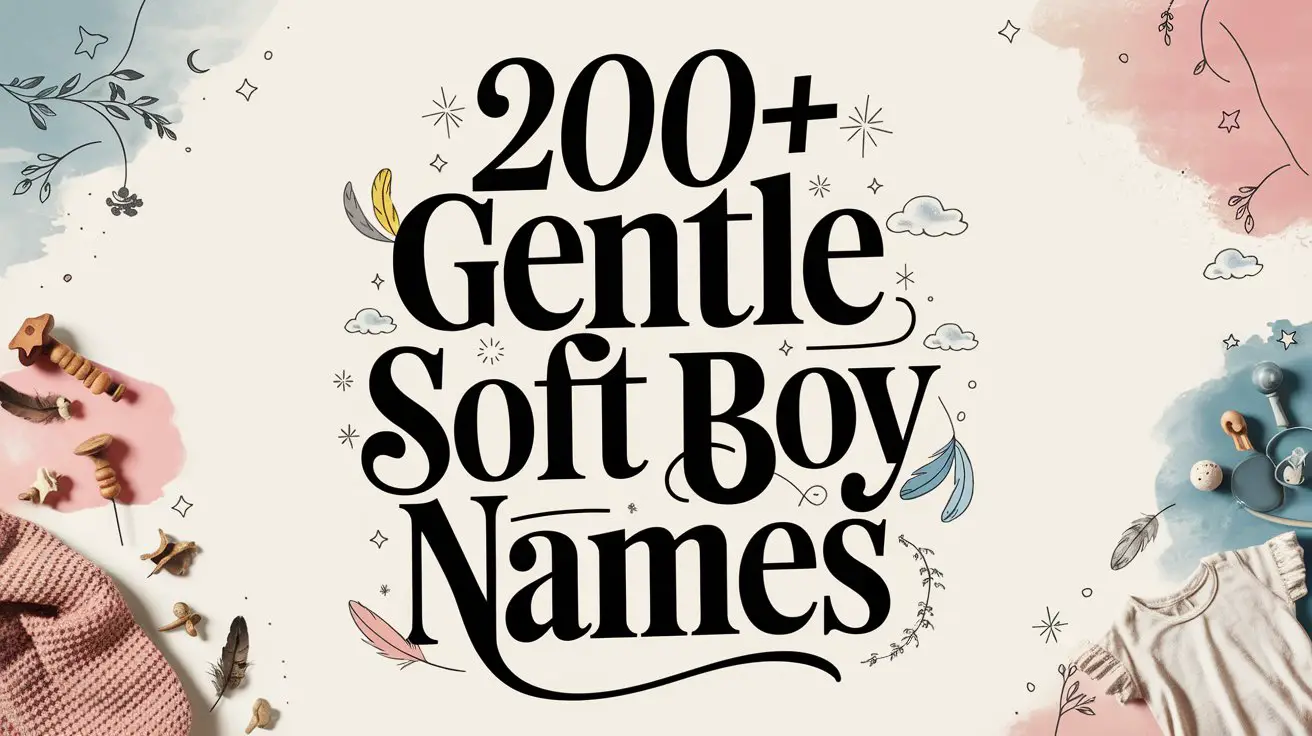200+ Gentle Soft Boy Names That Radiate Warmth and Kindness