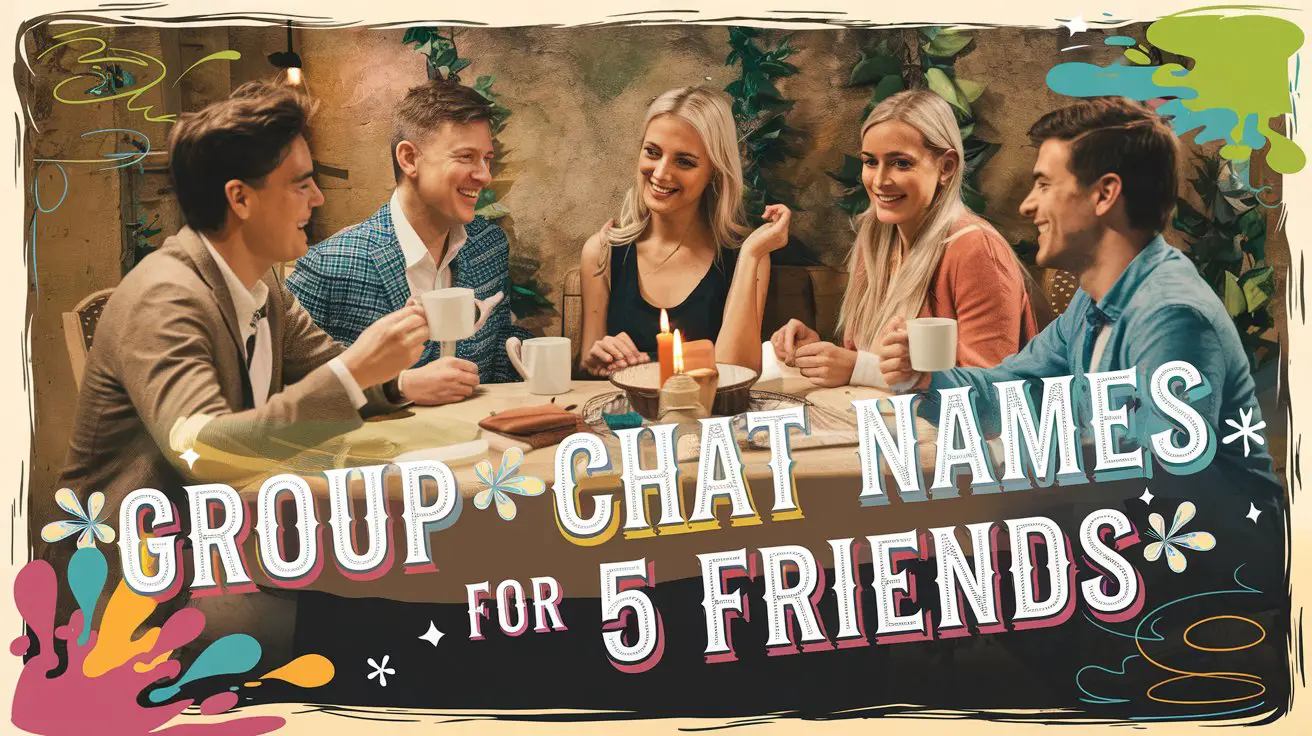 Group Chat Names for 5 Friends (Funny, Clever & Heartfelt Options)