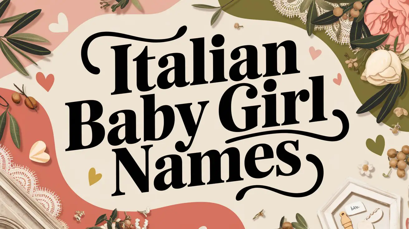 300+ Italian Baby Girl Names (with Meanings and Cultural Heritage)