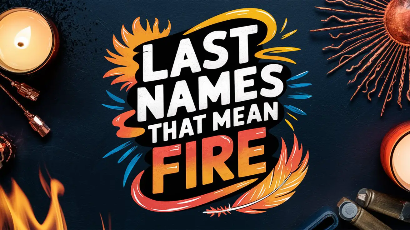 Last Names That Mean Fire (200+ Blazing Surnames)