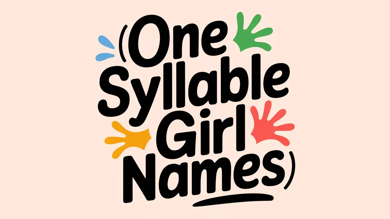 One Syllable Girl Names (300+ Short, Sweet, and Powerful Choices)