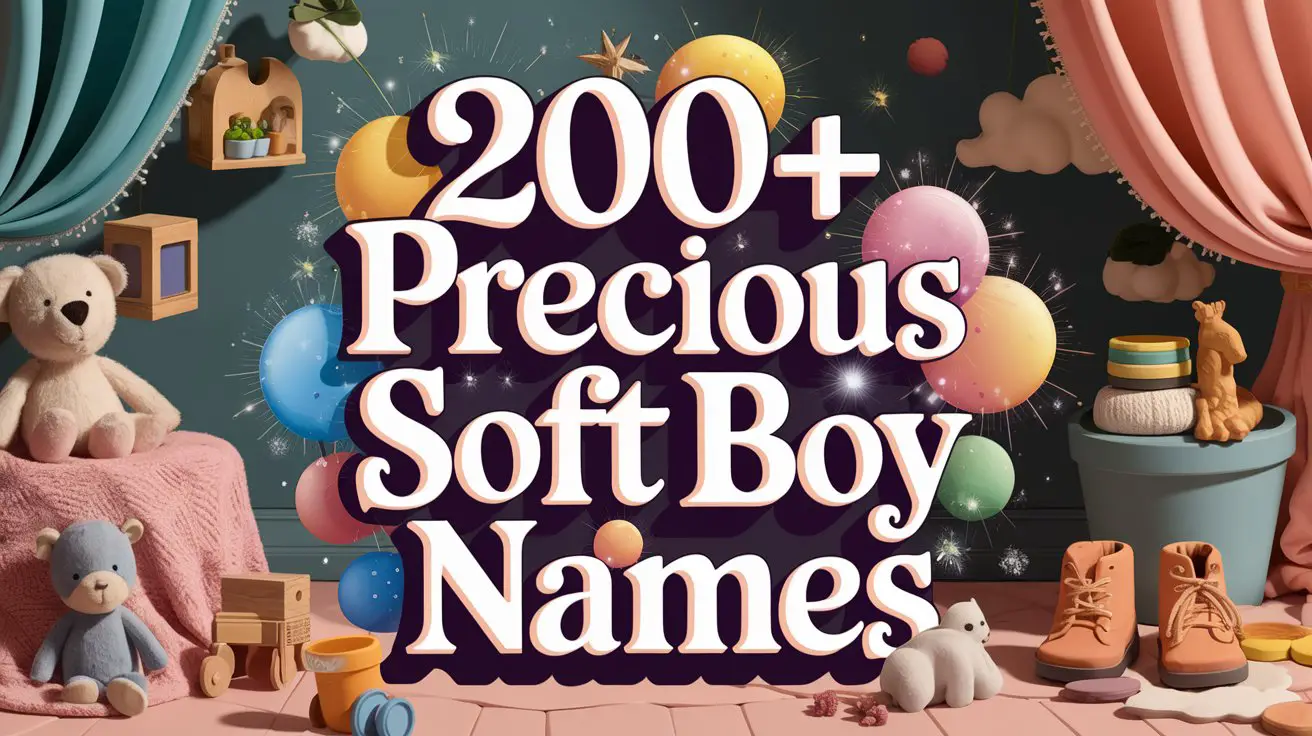 200+ Precious Soft Boy Names That Radiate Gentleness and Warmth